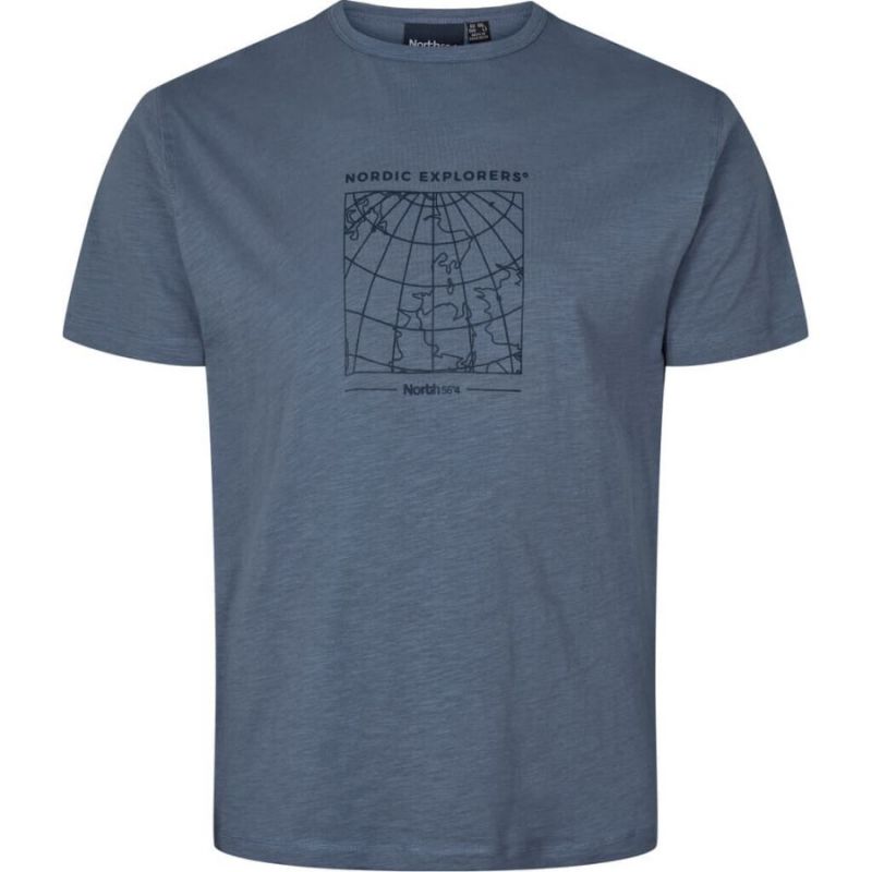 North Fergus shirt blauw voor lange mannen | Houseoftall